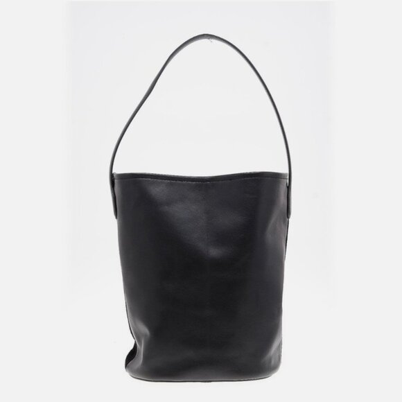 J. Crew | Bags | Jcrew Berkeley Bucket Black In Black Leather 98 Msrp ...